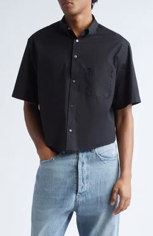 MAISON MARGIELA Short Sleeve Button-down Shirt