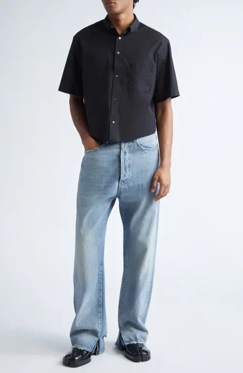 MAISON MARGIELA Short Sleeve Button-down Shirt