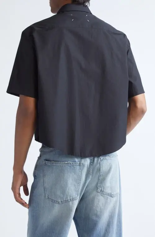 MAISON MARGIELA Short Sleeve Button-down Shirt