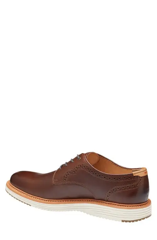 Johnston & Murphy Upton 175th Plain Toe Derby - Tan Oiled American Full Grain