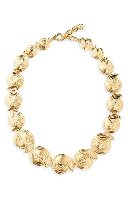 MISSOMA Spiral Statement Necklace - Gold