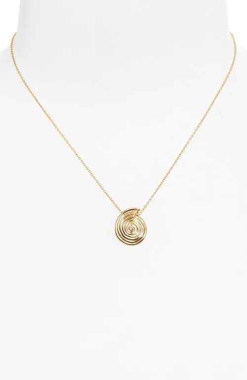 MISSOMA Mini Spiral Pendant Chain Necklace - Gold