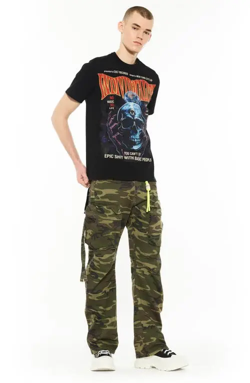 CULT OF INDIVIDUALITY 610 Cargo Straight-leg Jeans - Camo