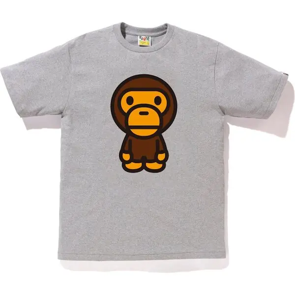 A BATHING APE Big Baby Milo Tee Shirt - Grey