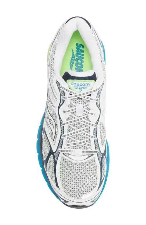 Saucony Progrid Guide Sneaker - White/blue
