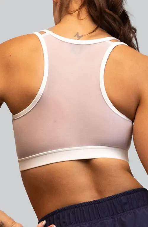 Heroine Sport Duo Racerback Sports Bra - White