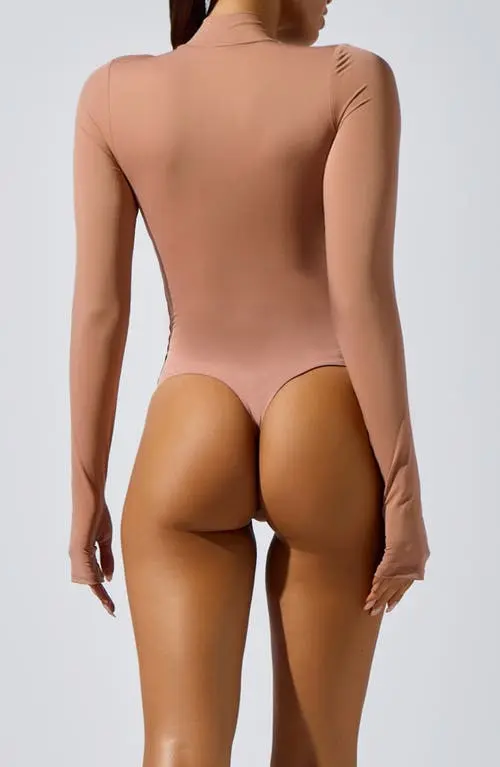 Heroine Sport Mock Neck Long Sleeve Bodysuit