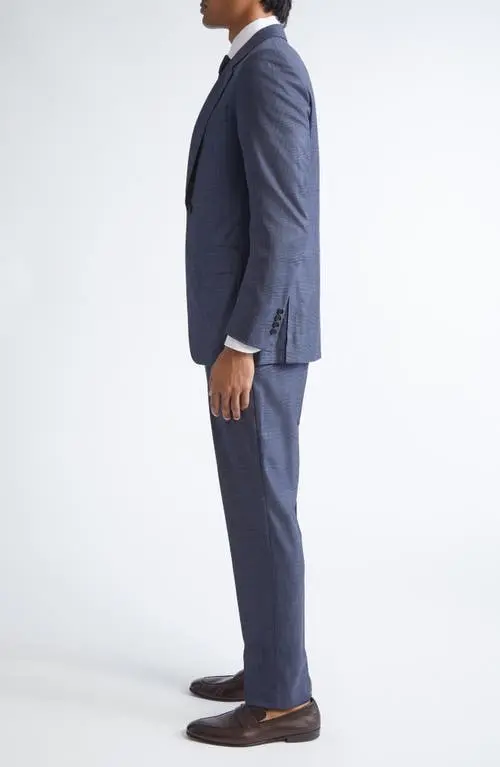 Zegna Plaid Centoventimila Wool Suit - Blue