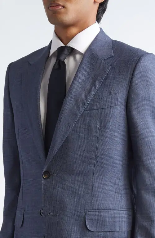 Zegna Plaid Centoventimila Wool Suit - Blue