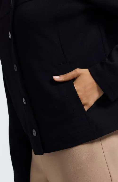 Foxcroft Crepe Knit Valerie Jacket - Black