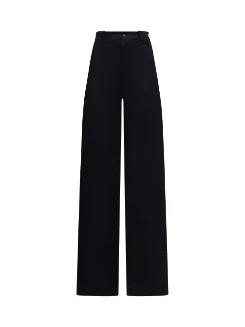 CALLAS MILANO Jody Flared High Rise Trousers - Black