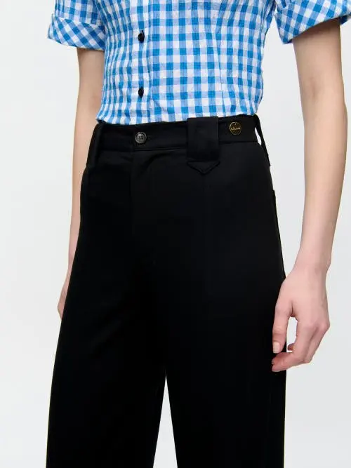 CALLAS MILANO Jody Flared High Rise Trousers - Black