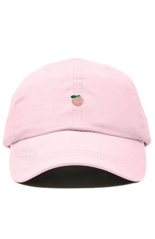 DALIX Lil Peach Dad Cap - Washed Pink
