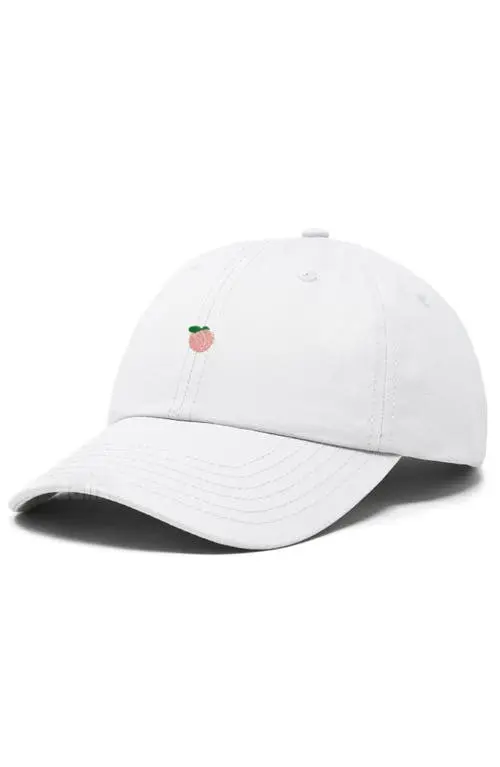 DALIX Lil Peach Dad Cap - White