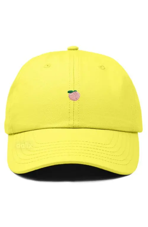 DALIX Lil Peach Dad Cap - Yellow