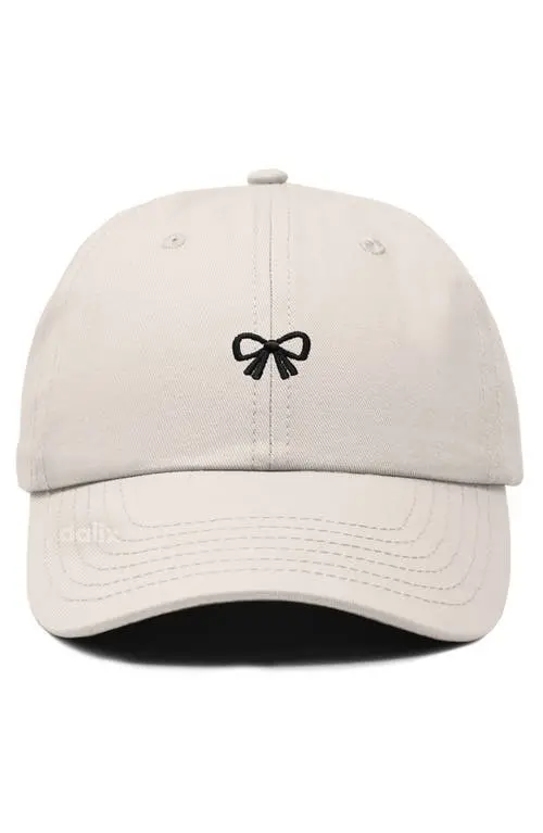 DALIX Bow Dad Cap - Beige
