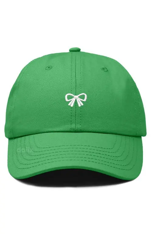 DALIX Bow Dad Cap - Kelly Green