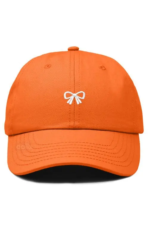 DALIX Bow Dad Cap - Orange