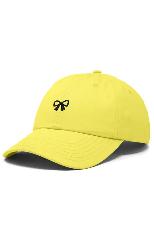 DALIX Bow Dad Cap - Yellow