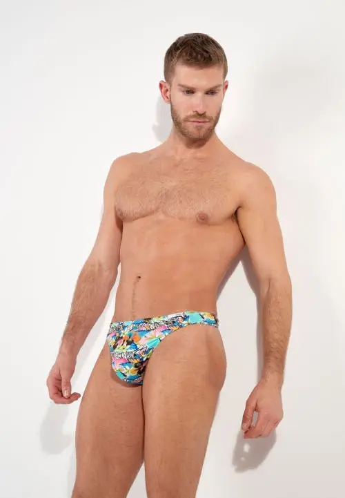 HOM Funky Styles G-string - Orange Print