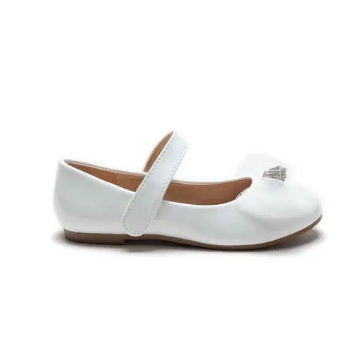 TULLEEN Lucille Bow Flats - White
