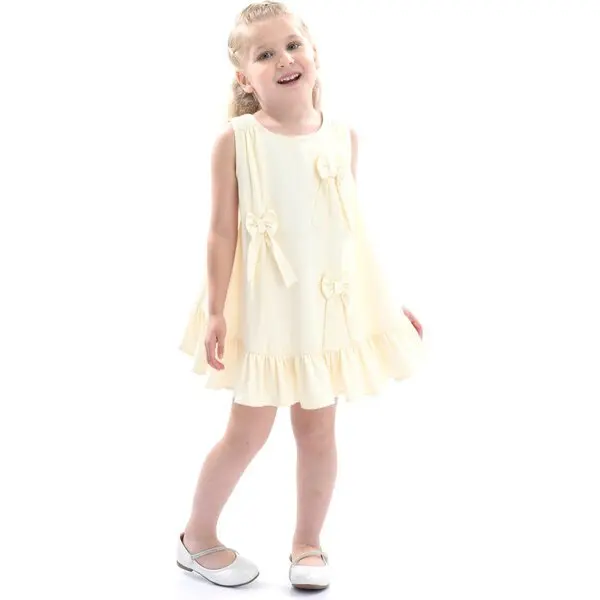 MIMI TUTU Bow Dress - Ivory