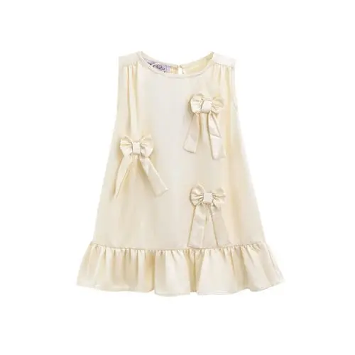 MIMI TUTU Bow Dress - Ivory