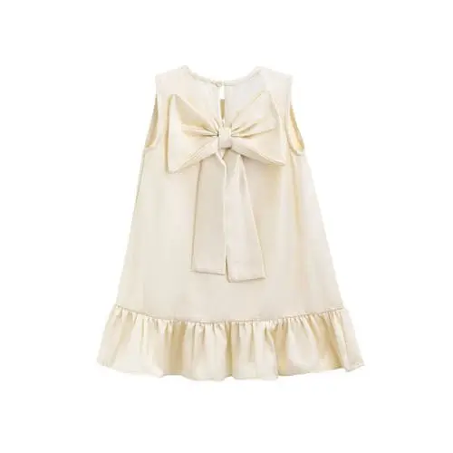MIMI TUTU Bow Dress - Ivory