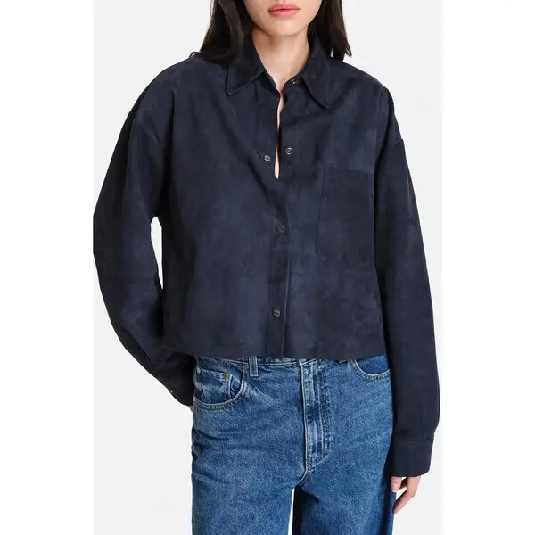 TWP Little Big Joe Suede Shirt