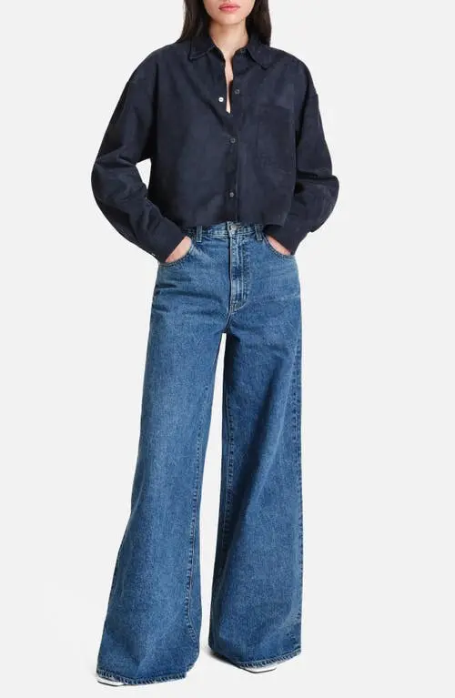 TWP Little Big Joe Suede Shirt