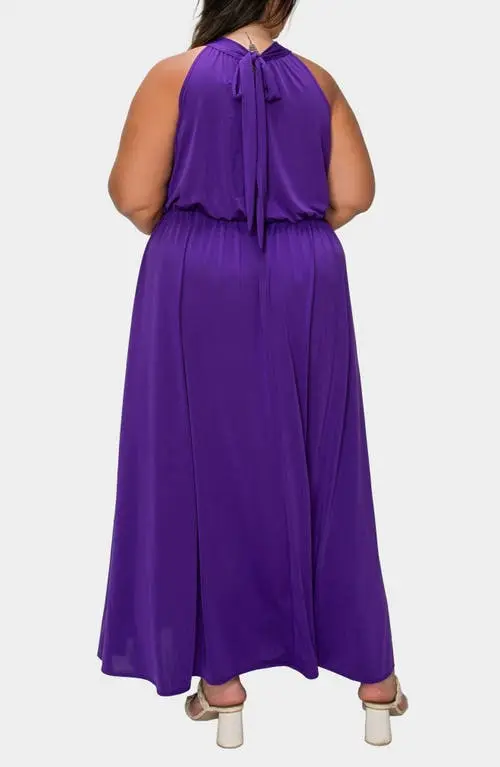 L I V D Cassia Maxi Dress - Purple