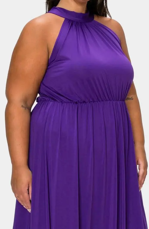 L I V D Cassia Maxi Dress - Purple