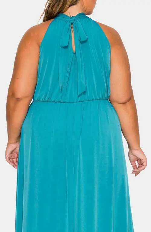 L I V D Cassia Maxi Dress - Teal