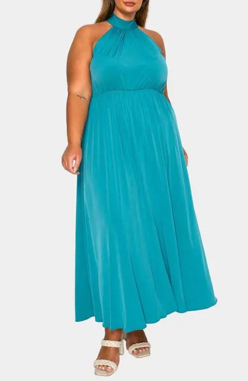 L I V D Cassia Maxi Dress - Teal