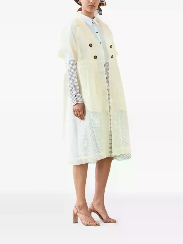 Baum Und Pferdgarten Double-breasted Chiffon Dress