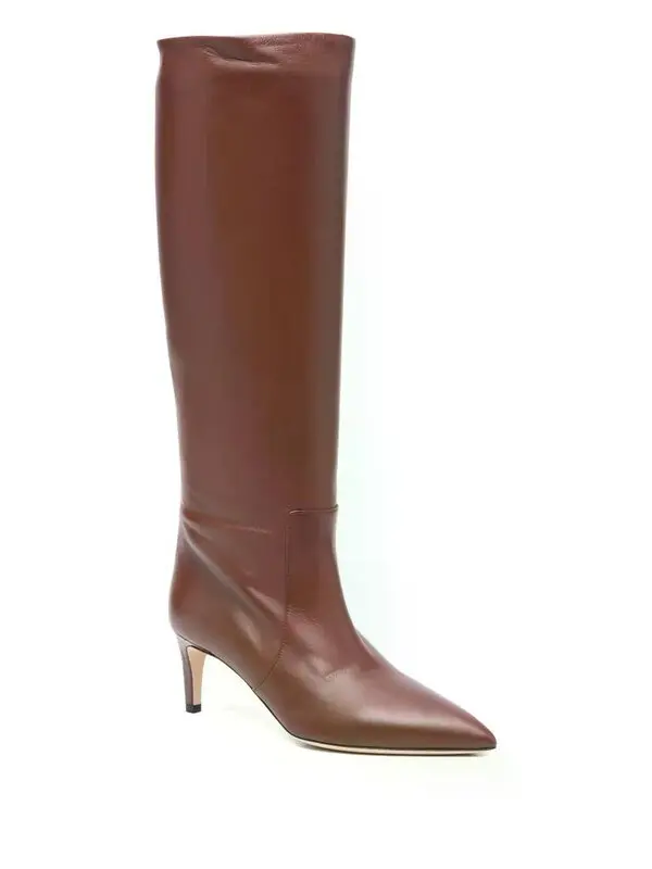 Paris Texas 70mm Leather Knee-high Boots