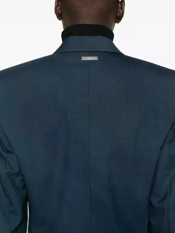 MUGLER Single-breasted Wool Blazer