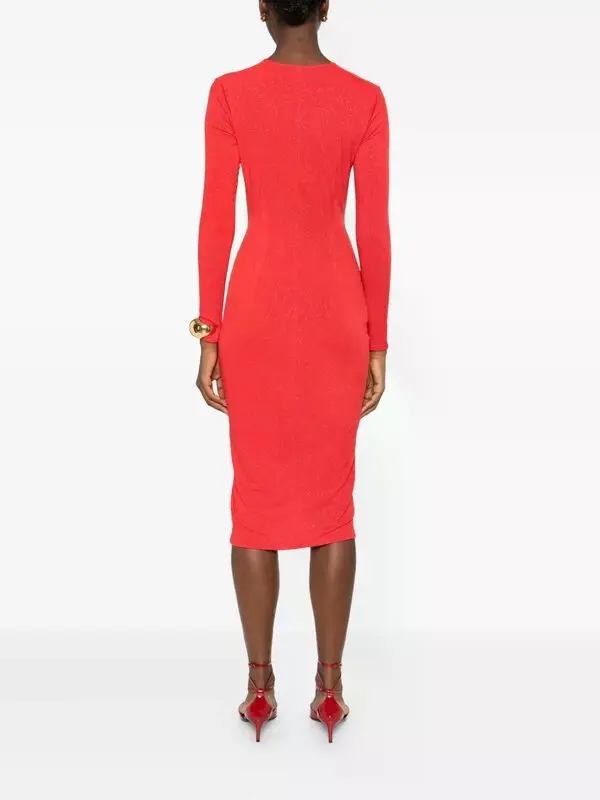 ROSERRY Rose-embellished Midi Dress