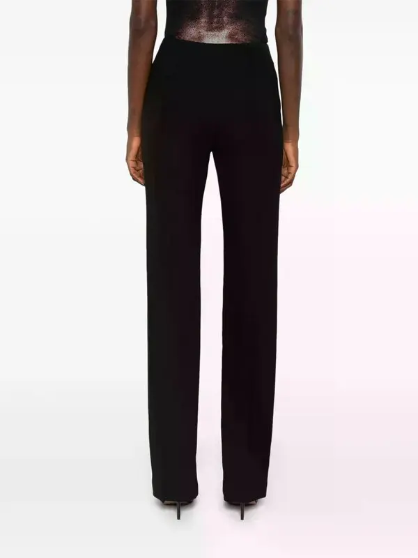 MUGLER Pleated-front Straight-leg Trousers