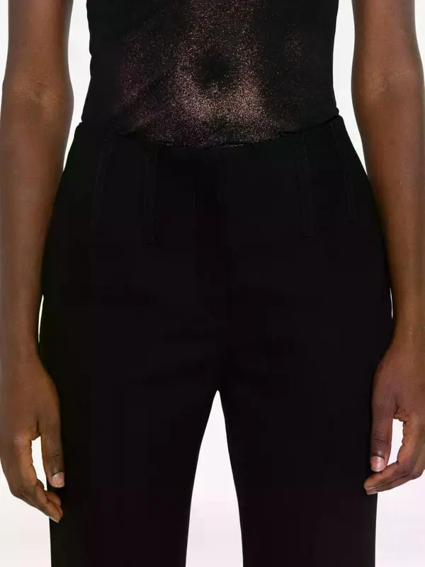 MUGLER Pleated-front Straight-leg Trousers