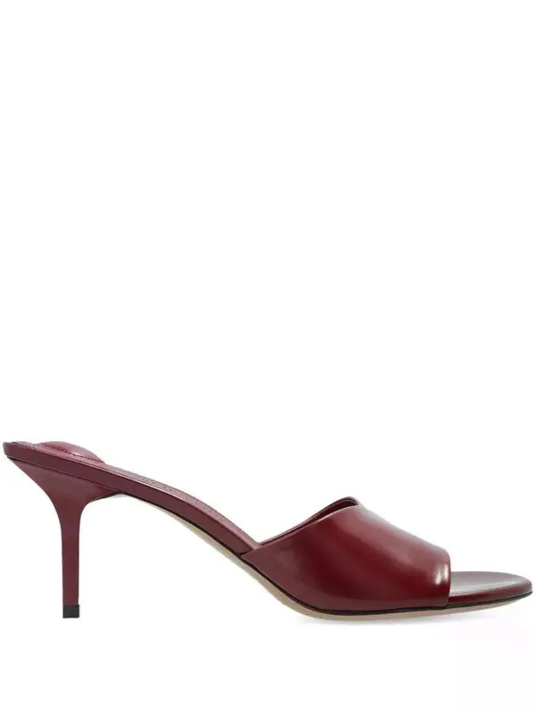 Jacquemus The Cubisto Heeled Mules - Red