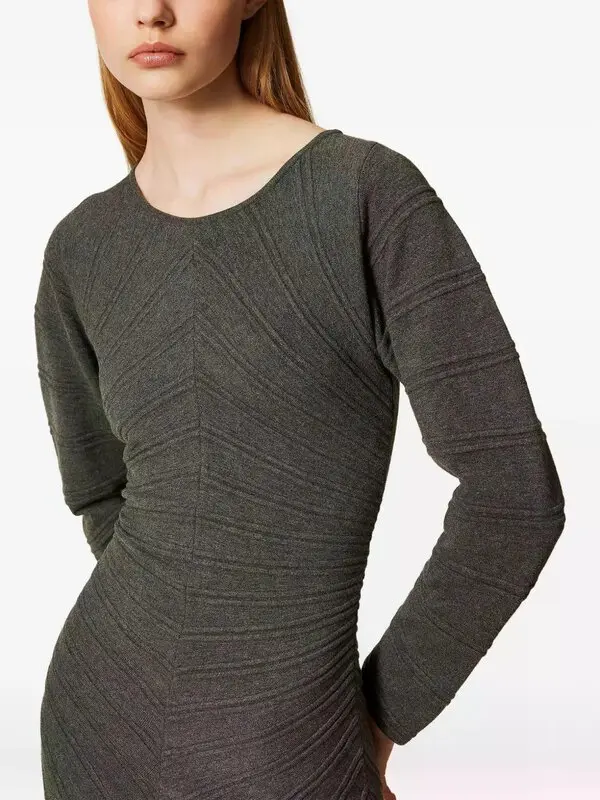 TWINSET Stitch-pattern Knit Dress