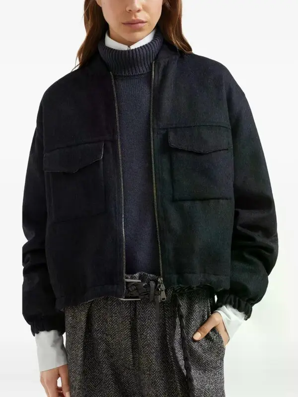 Brunello Cucinelli Zip-front Jacket With Pockets