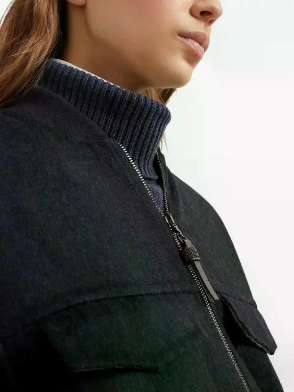 Brunello Cucinelli Zip-front Jacket With Pockets