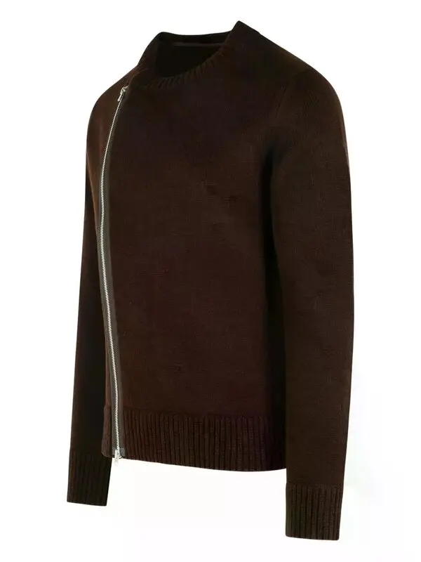 Sacai Zip-detail Wool Sweater