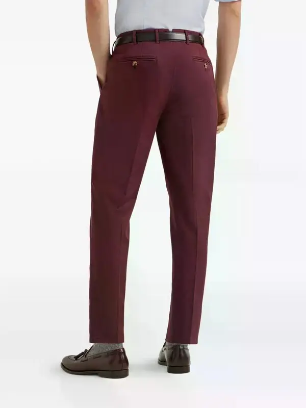 Brunello Cucinelli Garment-dyed Gabardine Trousers