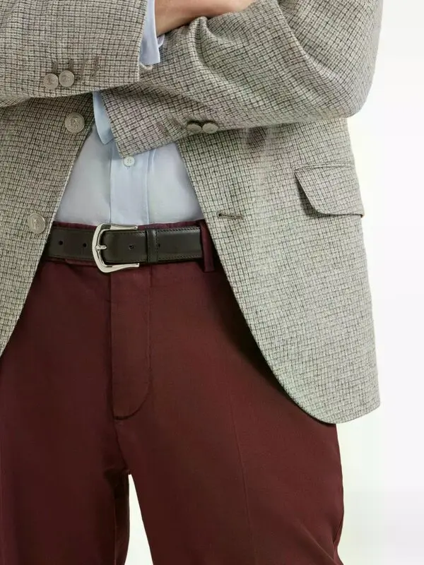 Brunello Cucinelli Garment-dyed Gabardine Trousers