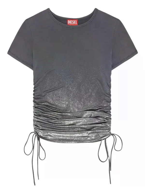 DIESEL® Metallic-detail Cinched Top - Grey