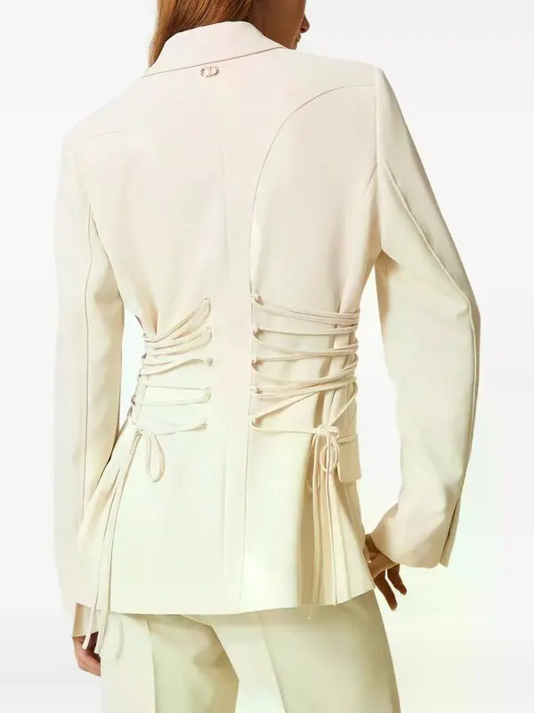TWINSET Lace-up Blazer - Neutrals