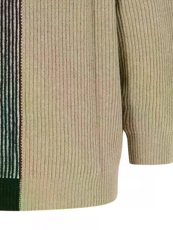 Moschino Two-tone Ribbed Cardigan